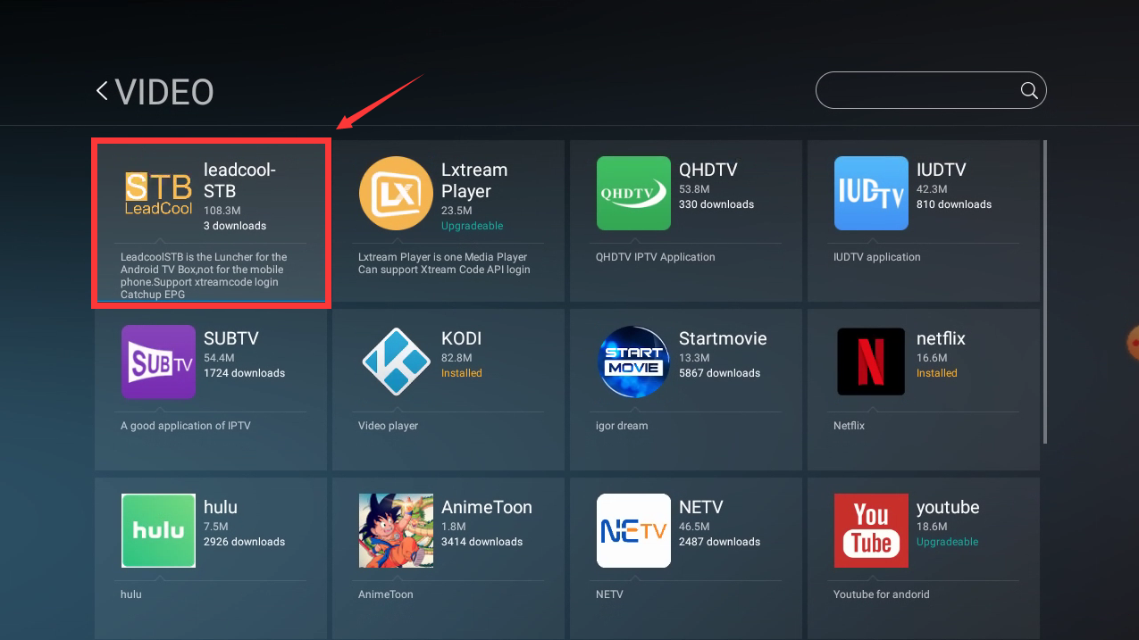 How to upgrade the leadcool box Launcher? - leadcool